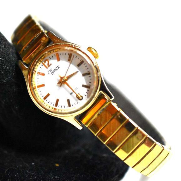 Timex | Accessories | Timex Quartz Gold Tone Speidel Expansion Band New ...